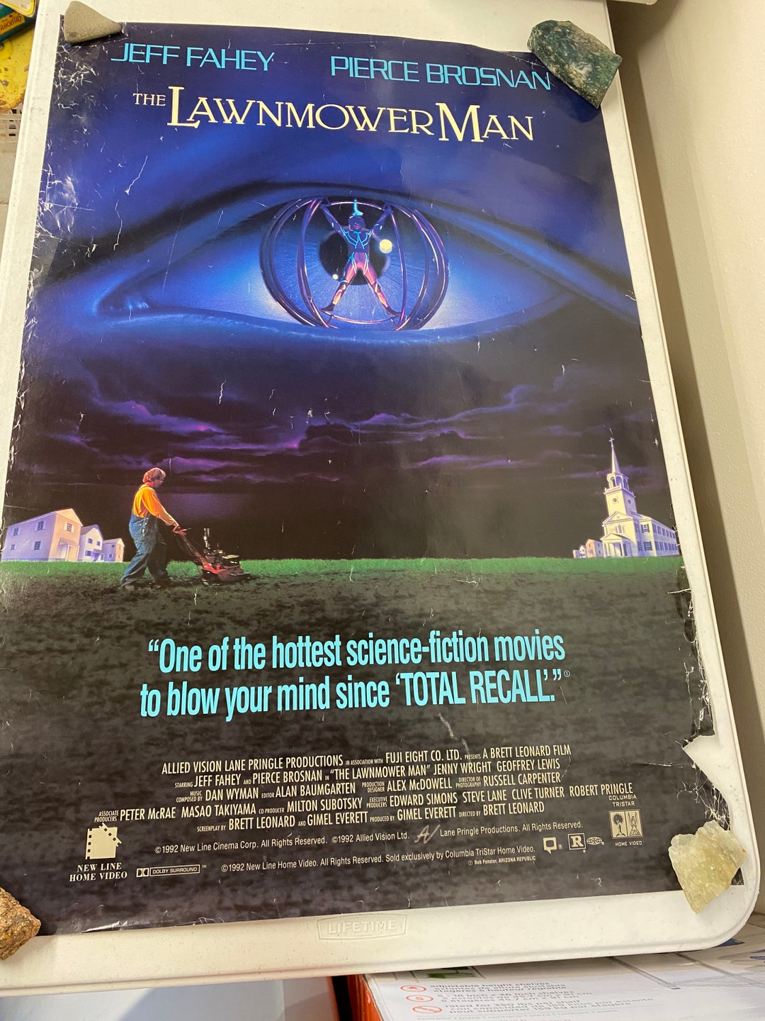 1992 the Lawnmower Man Movie Poster Stephen King - Etsy