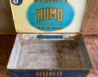 Metal Tin Cigar Box - Etsy