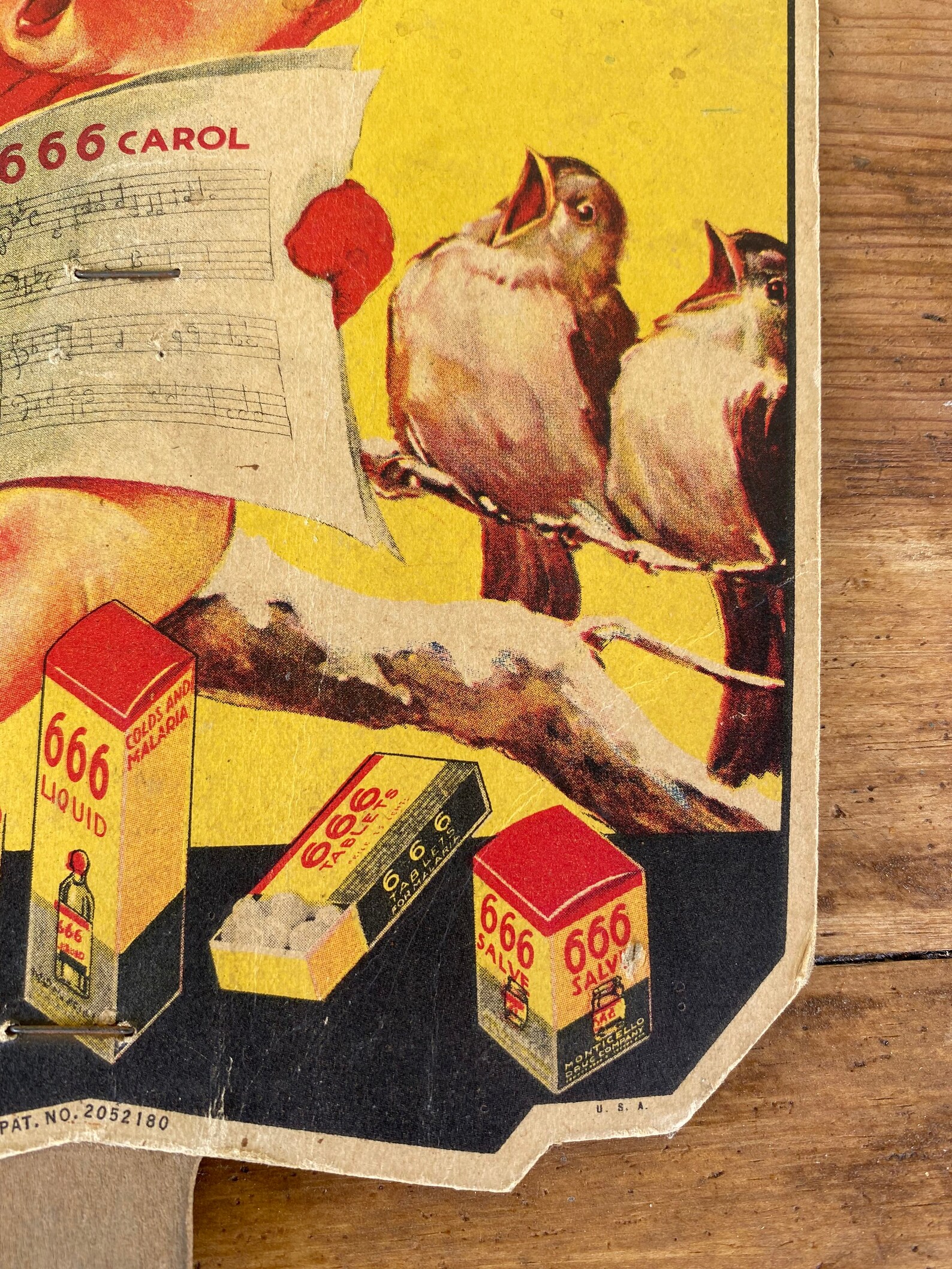 Vintage 666 Liquid Advertisement Paper Fan - Etsy