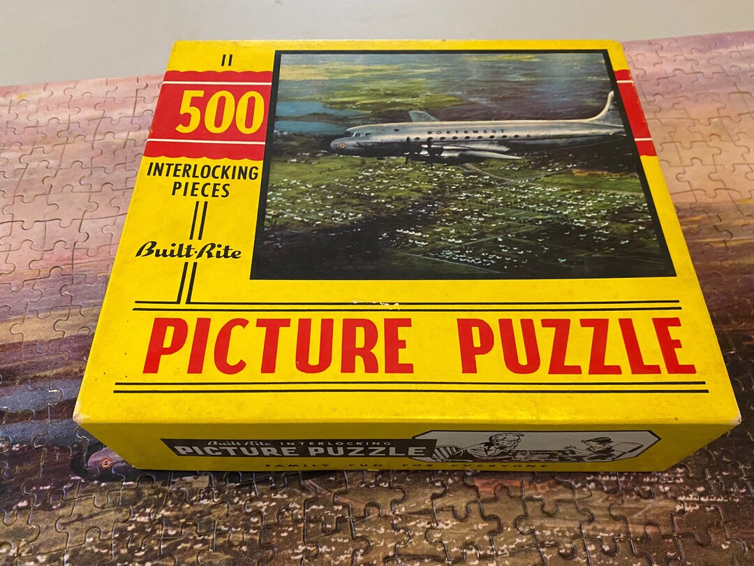 Vintage Built-rite Picture Puzzle No. 450 Morning Flight Complete - Etsy