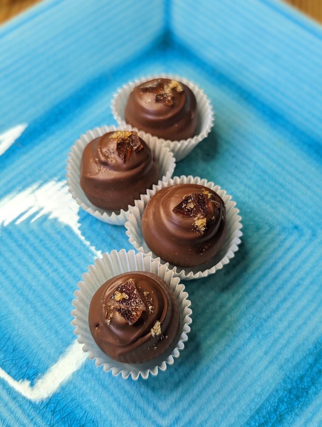 Holiday Spicy Milk Chocolate Maple Hand Rolled Truffles 4pc - Etsy