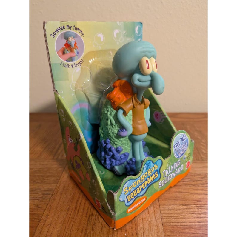 2000 Mattel Spongebob Squarepants Talking Squidward Talks & Laughs - Etsy