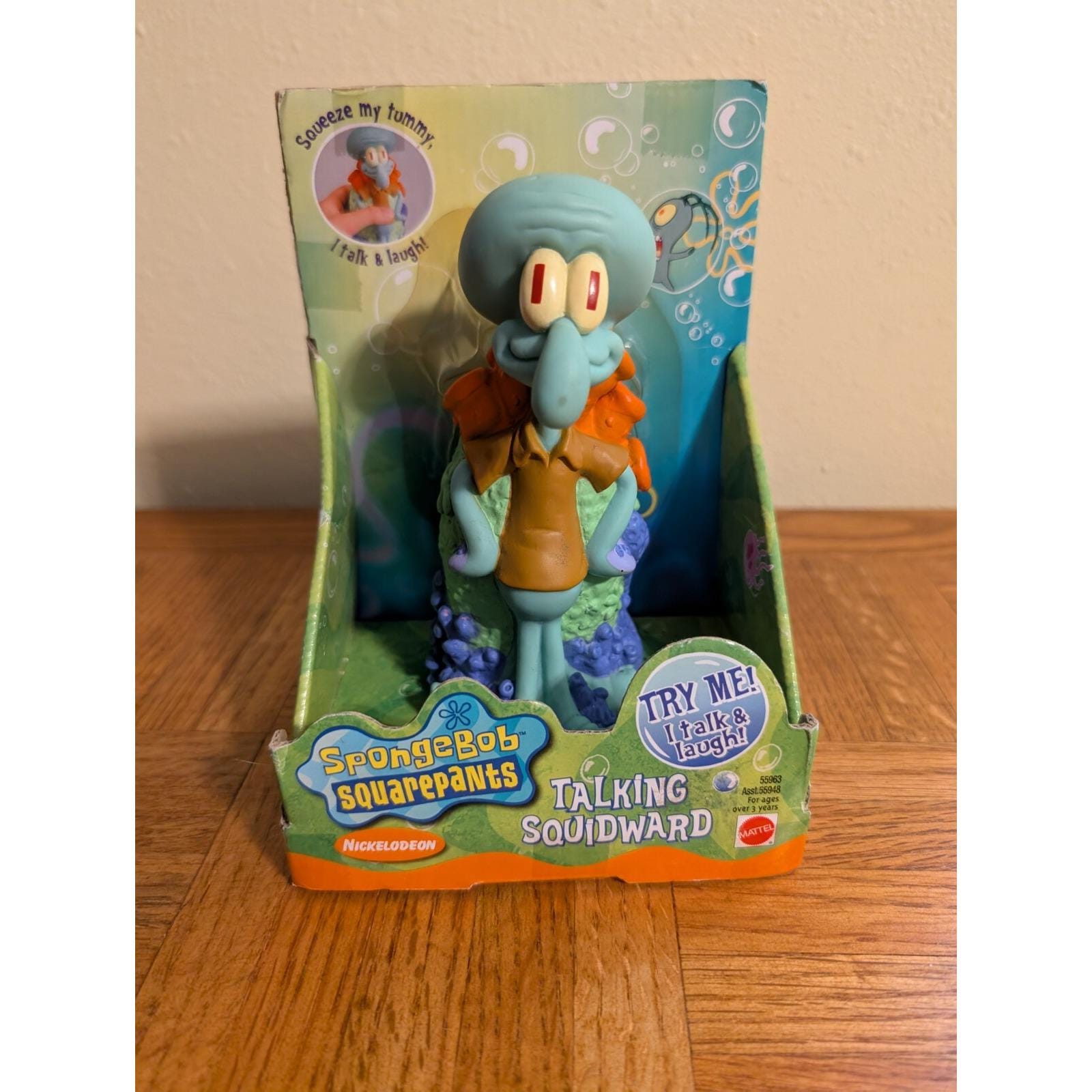 2000 Mattel Spongebob Squarepants Talking Squidward Talks & Laughs - Etsy