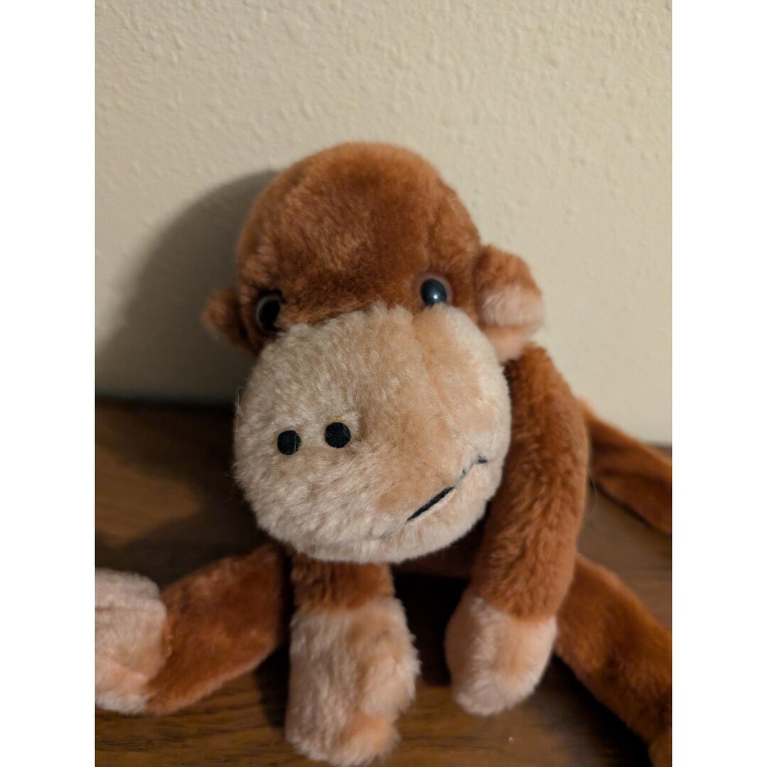 Vintage Tonga Monkey by Russ Berrie Luv Pets 1977 Plush Ground ...