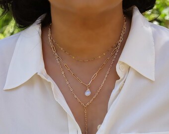 3 Strand Necklace - Etsy