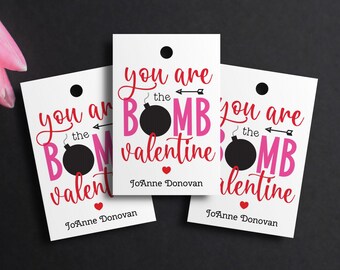 Printable You're the Bomb Bath Bomb Gift Tag - Etsy