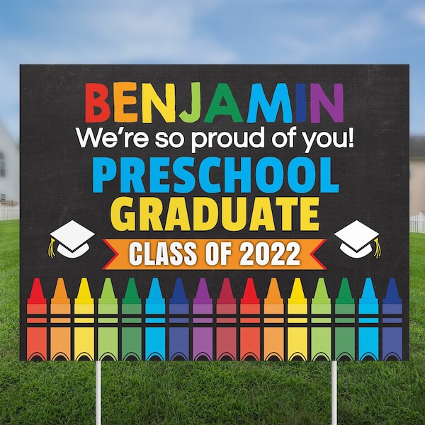 Graduation Lawn Sign Elementary - Etsy