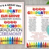 Editable Preschool Graduation Sign, Personalized School Sign, Printable ...