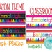 Editable Desk Plate Template Welcome Back to School Name - Etsy
