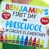 Editable Crayon Desk Plate Template, Welcome Back to School Name Plates ...