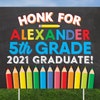 Editable Kindergarten Graduation Sign, Personalized School Sign ...