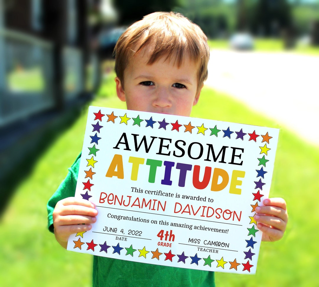 Editable School Awards, End of Year Awards, Personalized School ...