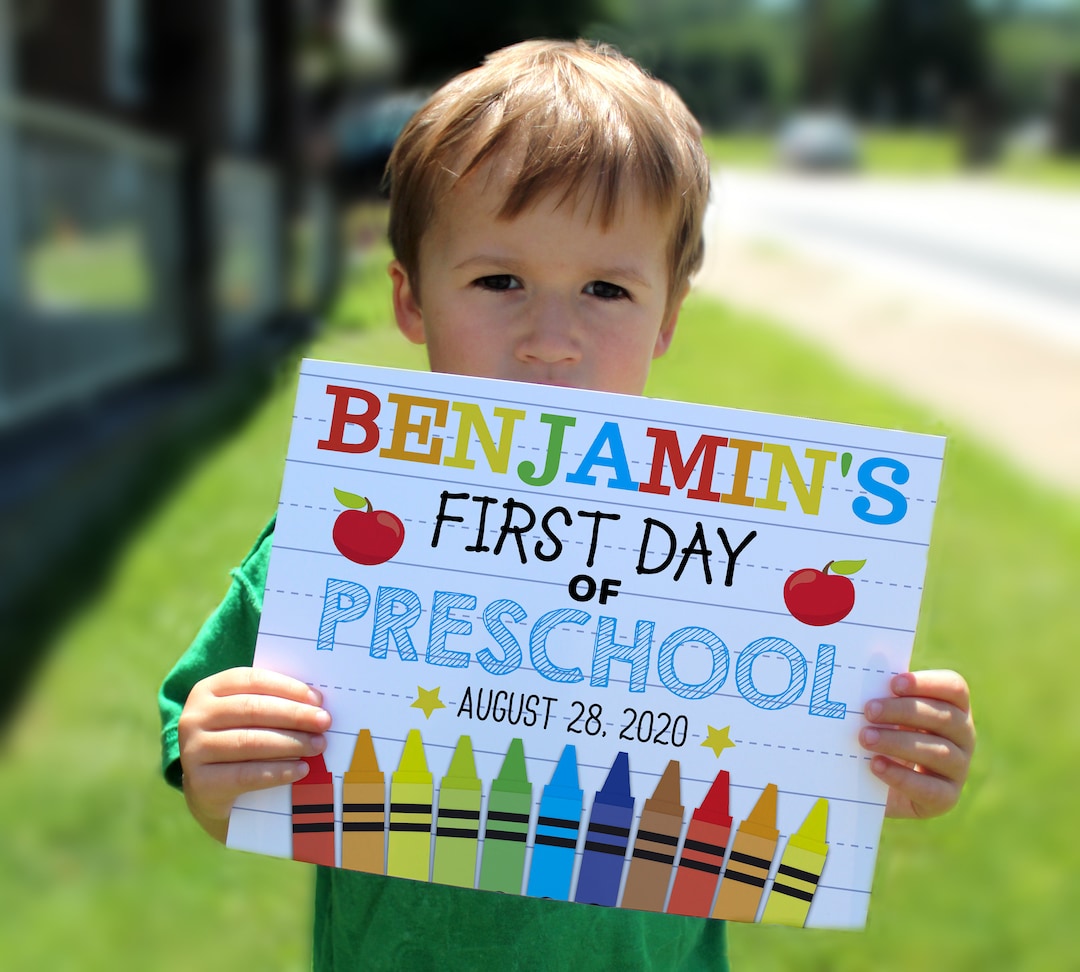 Editable Back to School Sign, Printable Sign, Personalized School Sign ...