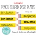 Editable Pencil Desk Plate Template, Welcome Back to School Name Plates ...