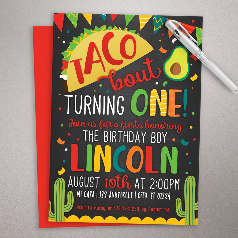 Taco First Birthday - Etsy