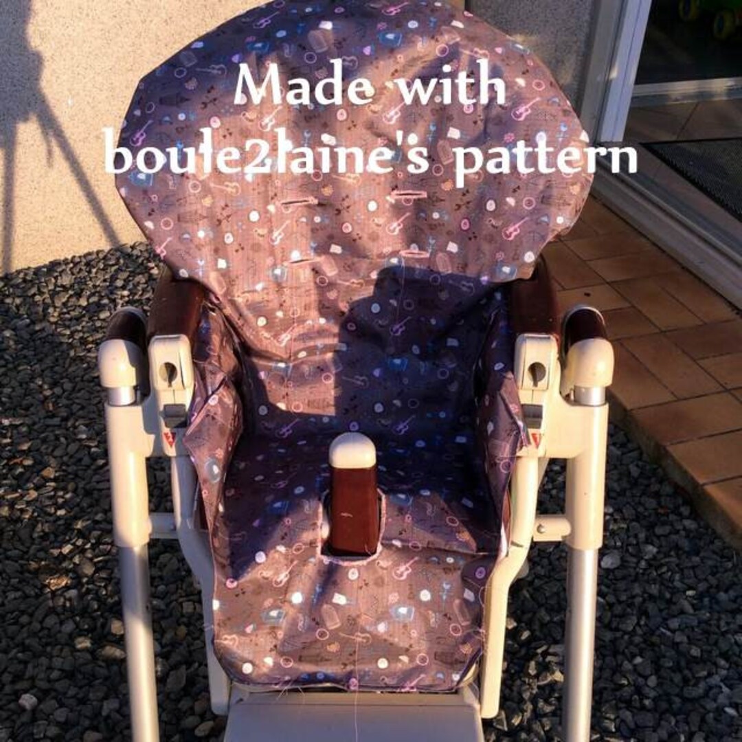 PDF Pattern DIY High Chair Cover / Patron Et Tuto PDF Housse Chaise ...