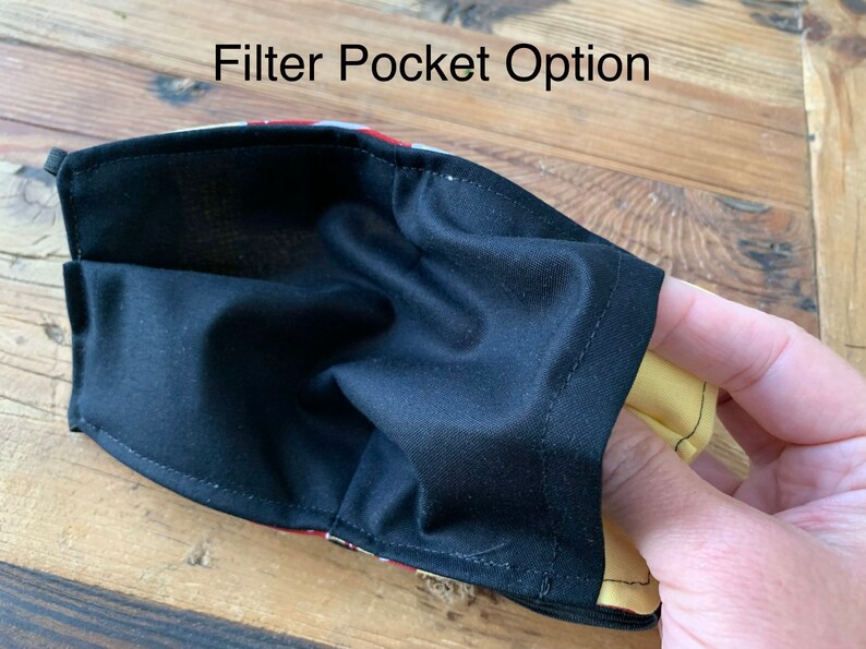 FSU Florida State Face Mask w/ Filter Pocket & Neck Strap | Etsy