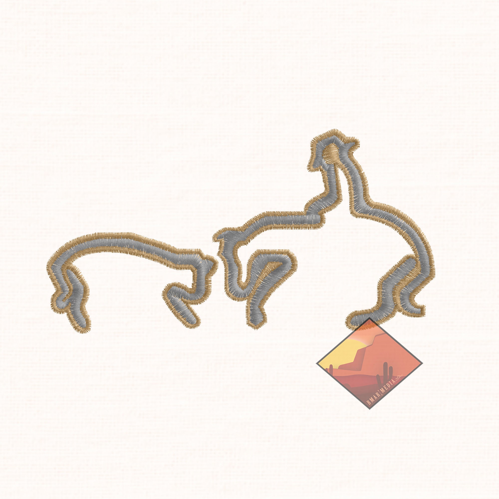 Western Cutting Horse Cutting Graphic Embroidery File Download in 2 ...