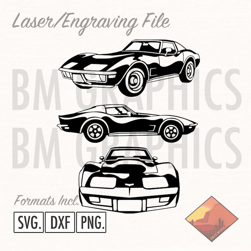 Corvette Svg - Etsy