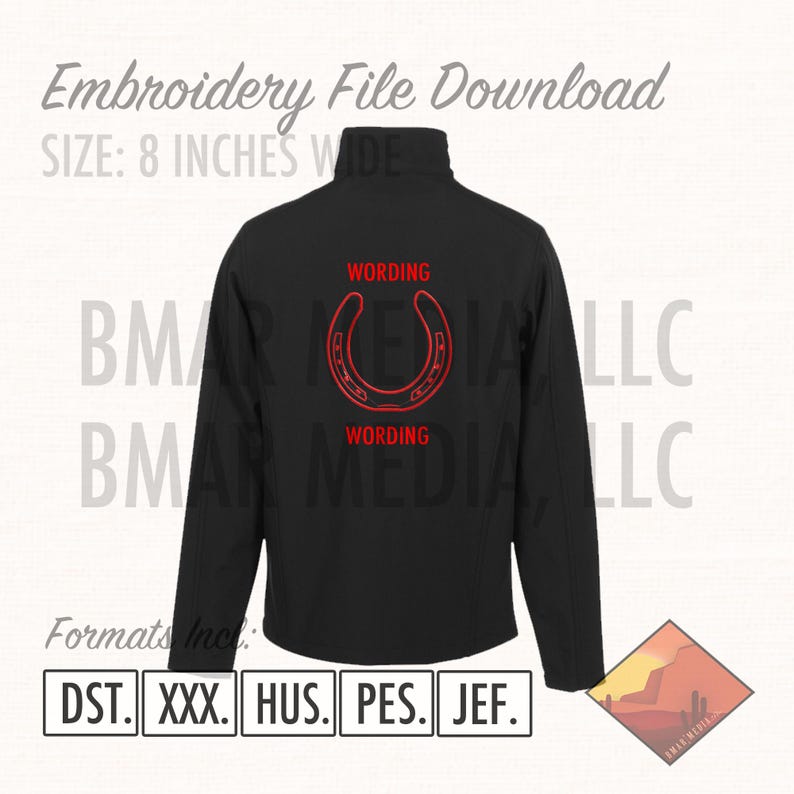 Equestrian Horse Shoe Farrier Equine Hoof Graphic Embroidery File ...