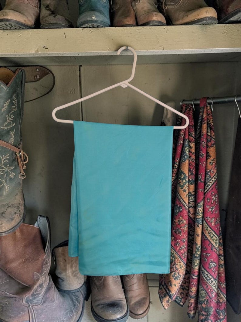 35x35-inch Turquoise Wild Rag/scarf---sc220 - Etsy