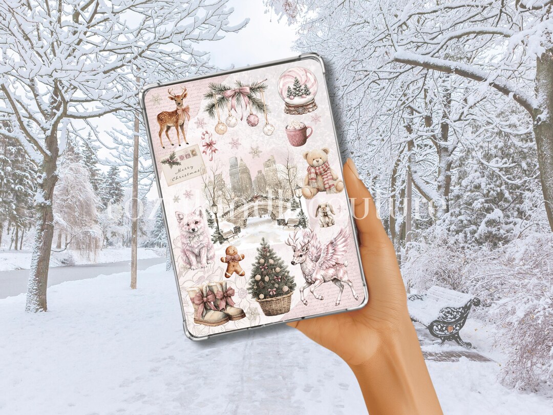 Christmas at Central Park Kindle Insert: Whimsical Bookish E-reader ...