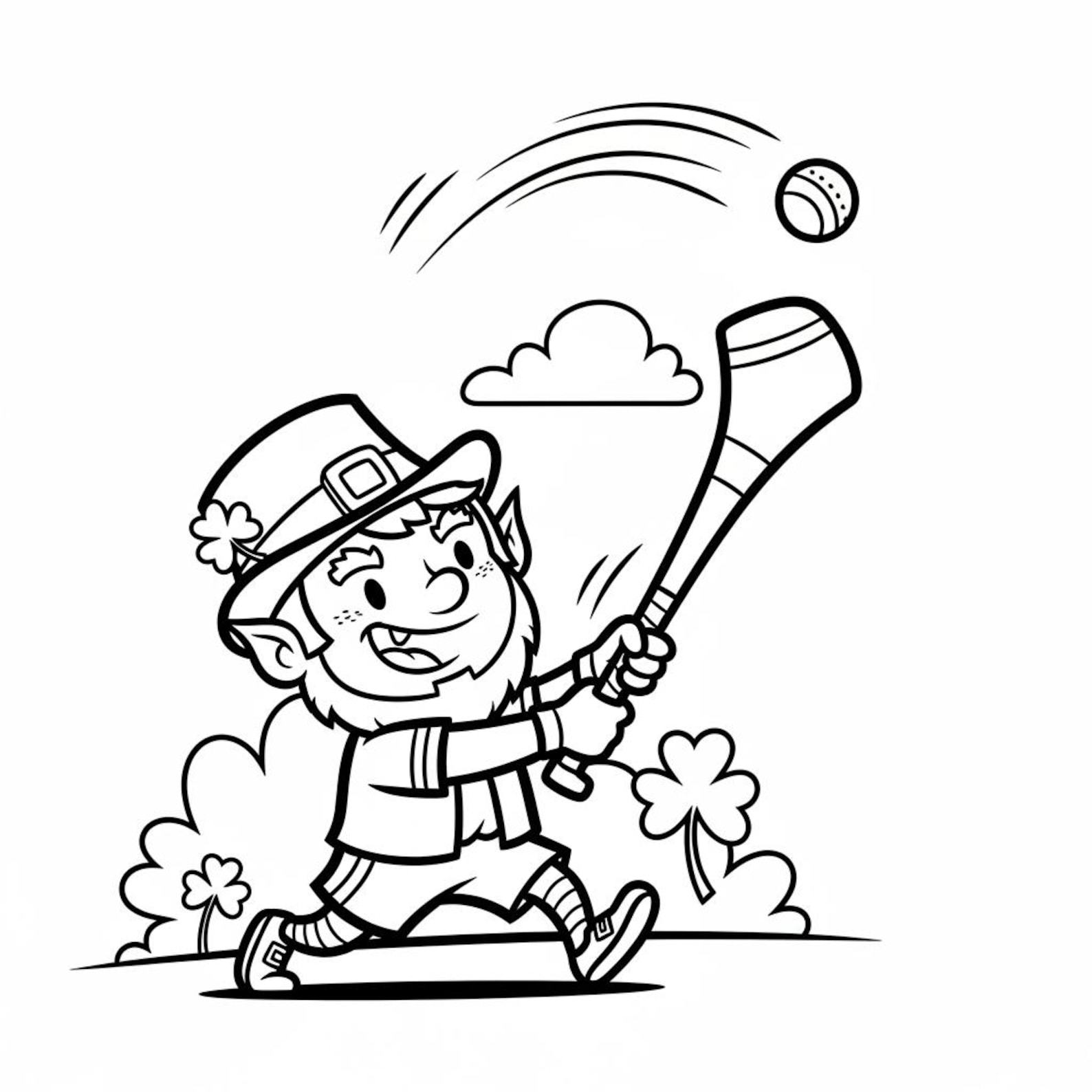 Irish Leprechaun Colouring 20+ Pages – Printable & Instant Download - Etsy