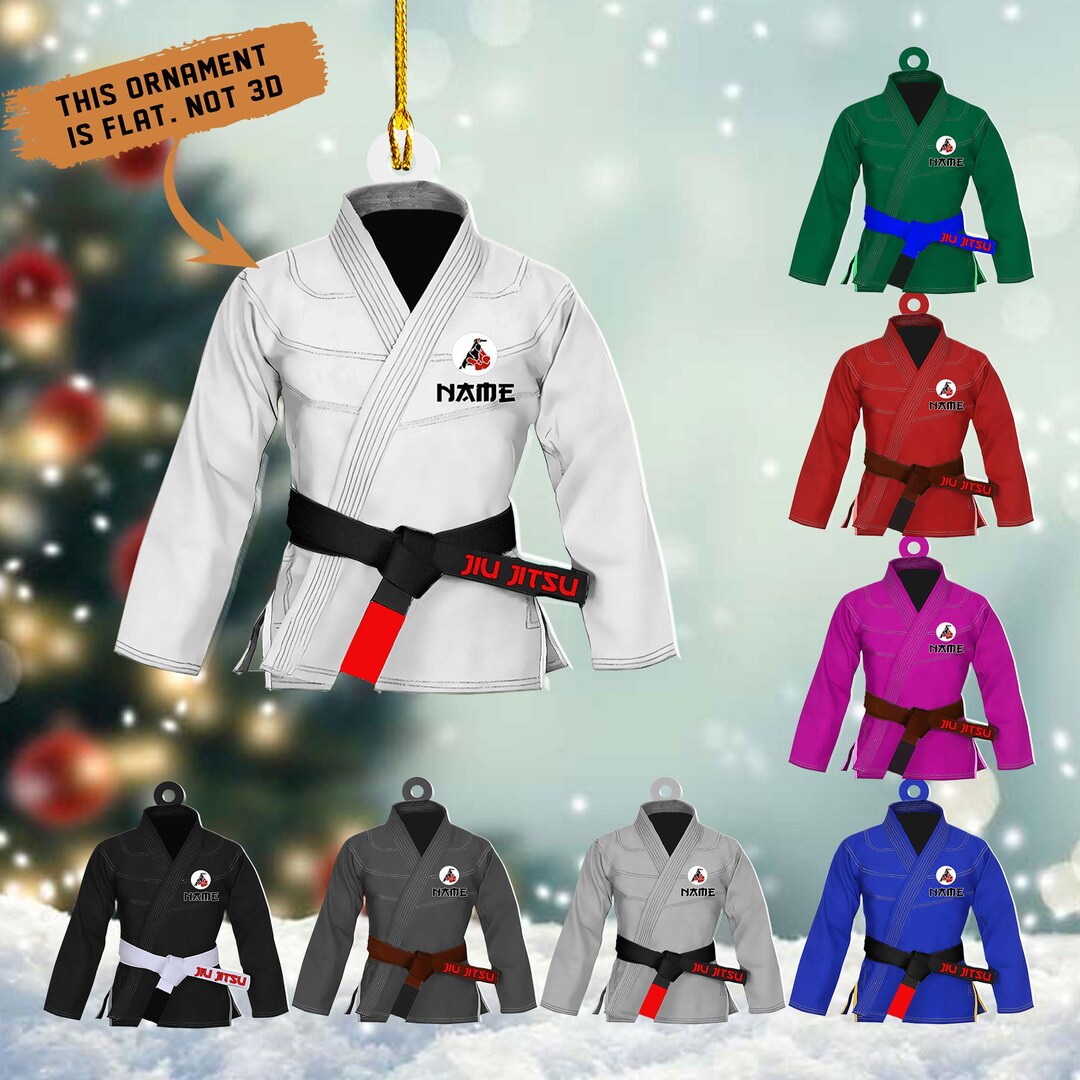 Personalized Jiu Jitsu Ornament 2025, Jiu Jitsu Christmas Ornament ...