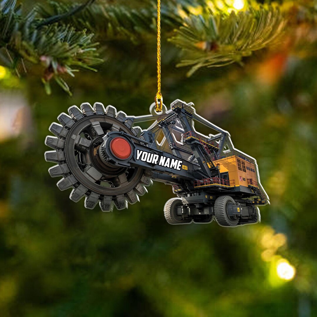 Personalized Mining Christmas Ornament 2025 : Coal Miner Gift - Etsy