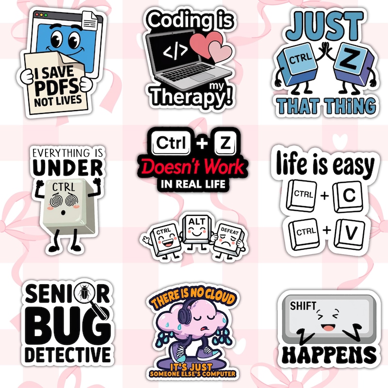 Developer Stickers - Etsy
