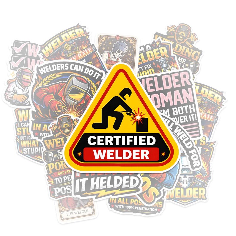 12 PCS Welder Stickers Pack, Welder Life Sticker, Metal Work, Welders ...