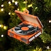 Personalized Record Player Ornament – Custom Vinyl Turntable Christmas ...
