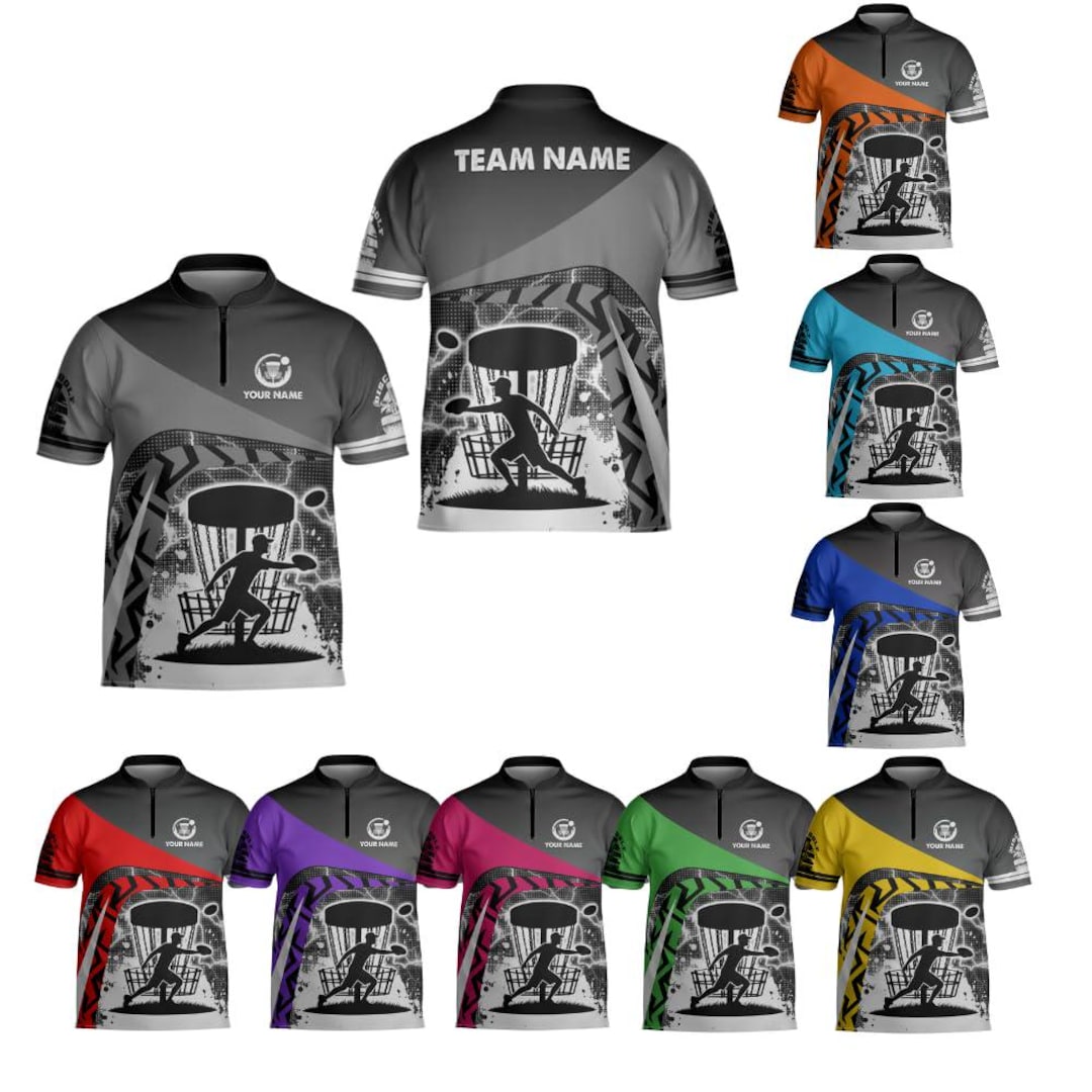 Disc Golf Jersey Shirt: Custom Name and Team Name Design, Gift for Disc ...