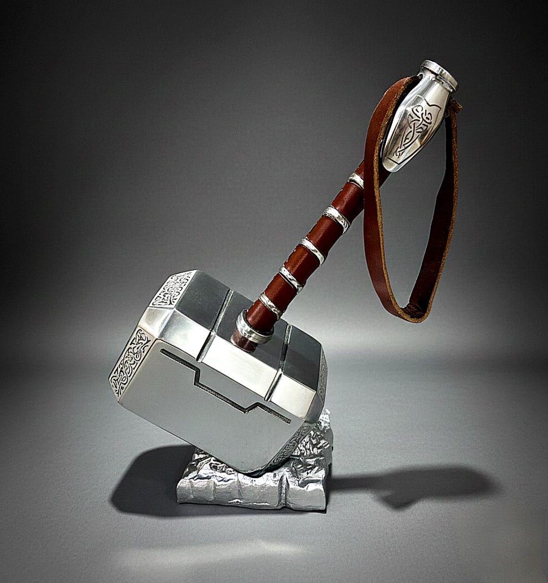 Handcrafted Steel Thor Hammer | 18-inch Mjolnir Cosplay Prop With ...