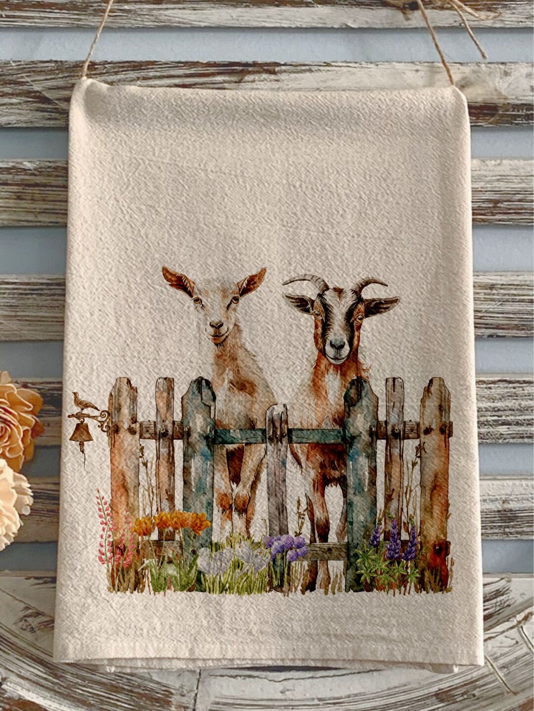 Flour Sack Towel Goat Towel - Etsy
