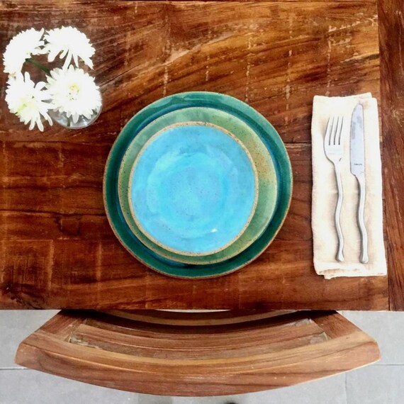 Dinnerware Sets Kitchen & Dining Dining & Serving Handmade Dish Set ...