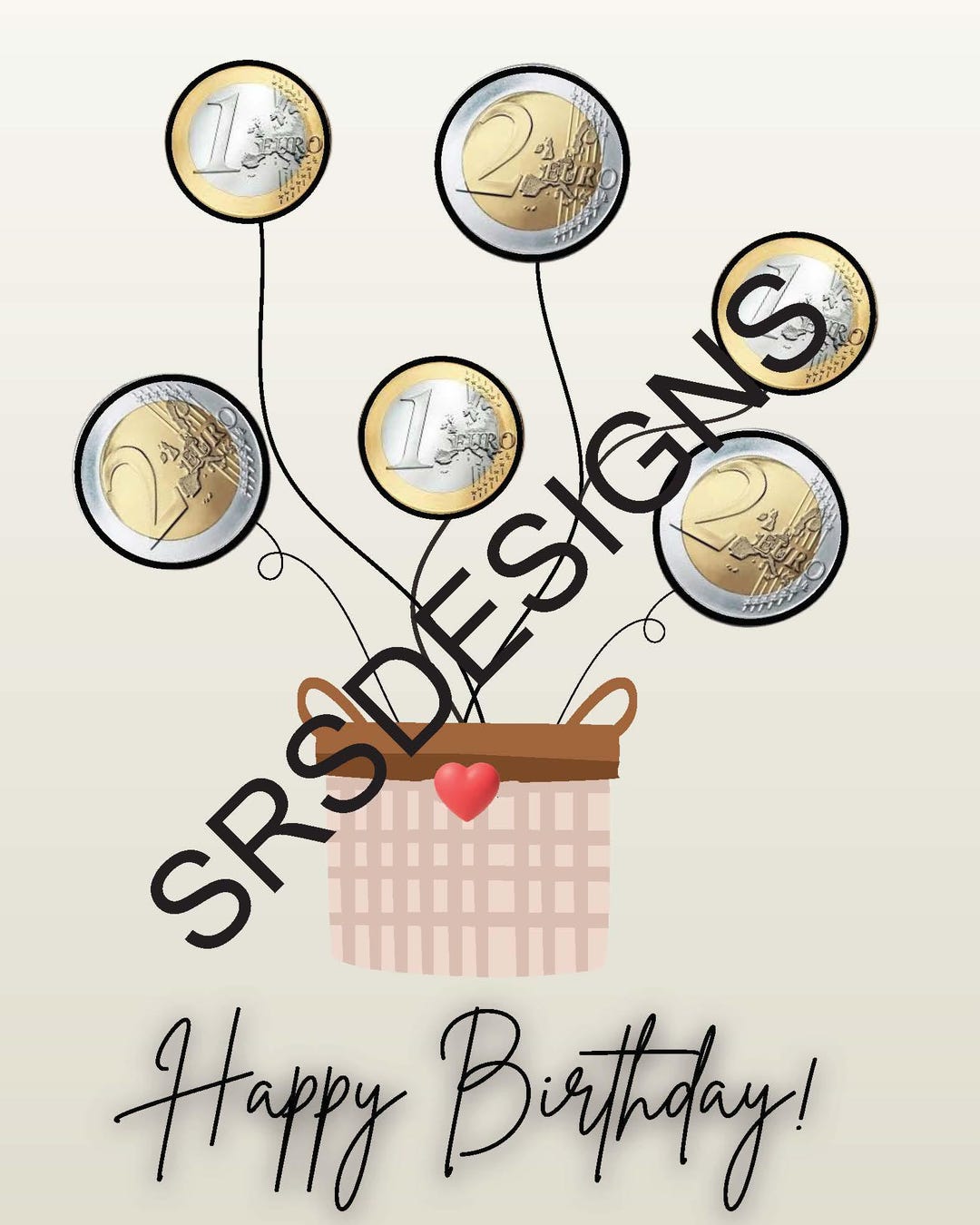 Printable Birthday Money Gift Card | Happy Birthday Card | DIY Gift ...