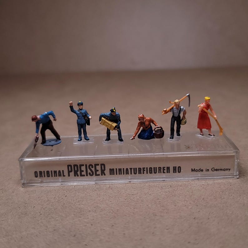Original Preiser HO Scale Miniature Figures Set - Etsy