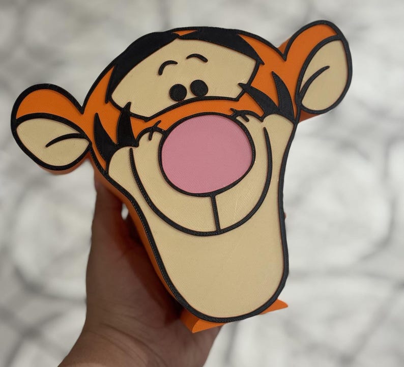 Tigger Pencil Holder STL File ONLY - Etsy