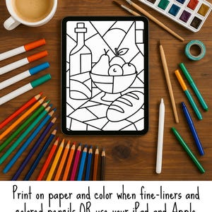 Picasso-inspired Coloring Pages – 5-page Printable Set | Abstract Art ...