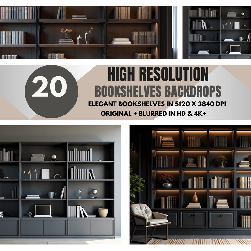 Bookshelves - Etsy