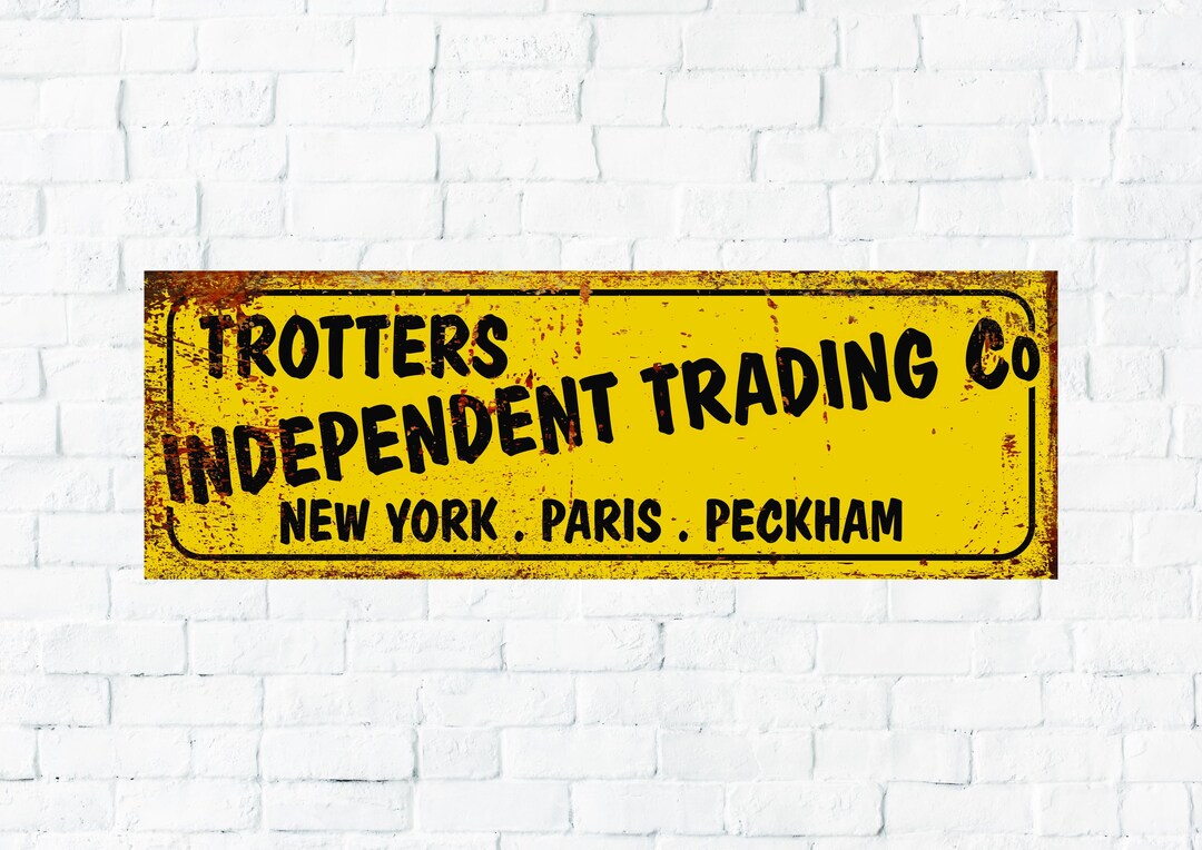 Only Fools and Horses Sign, Trotters. Mancave, Home Bar, Metal Sign ...