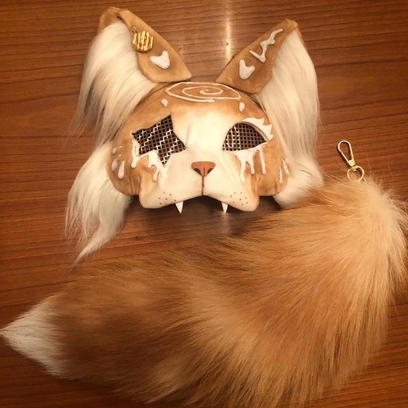 Furry Mask - Etsy