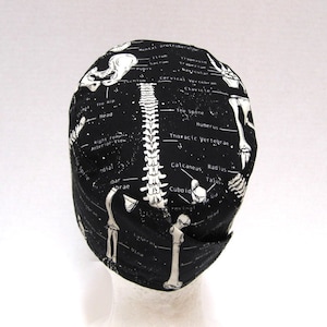 Mens Scrub Hat, Surgical Cap or Orthopedic Surgeon Cap Anatomical ...