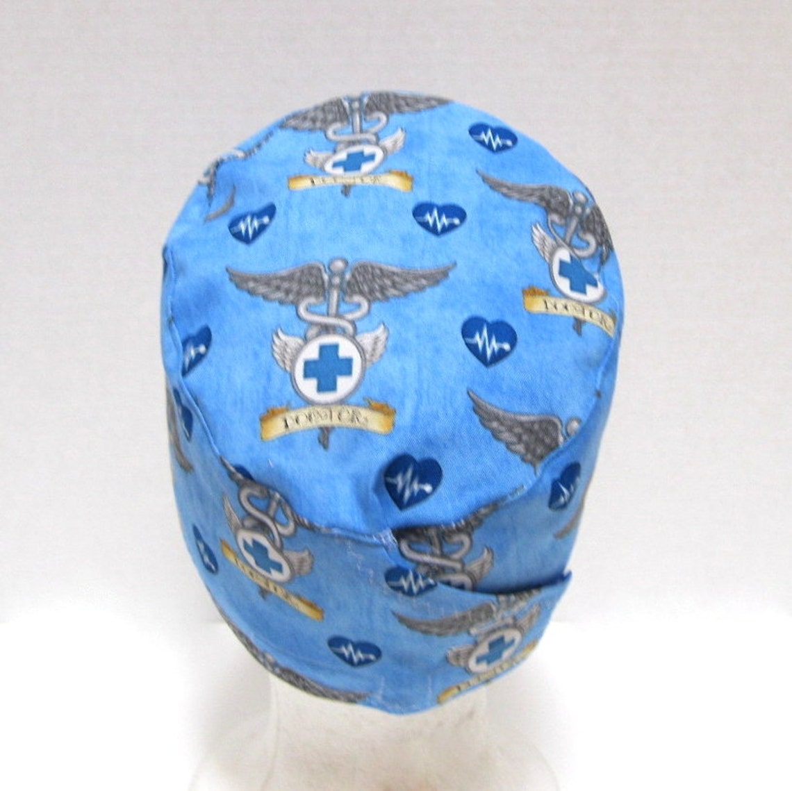 Mens Scrub Hat or Surgical Cap With Doctor Logo - Etsy