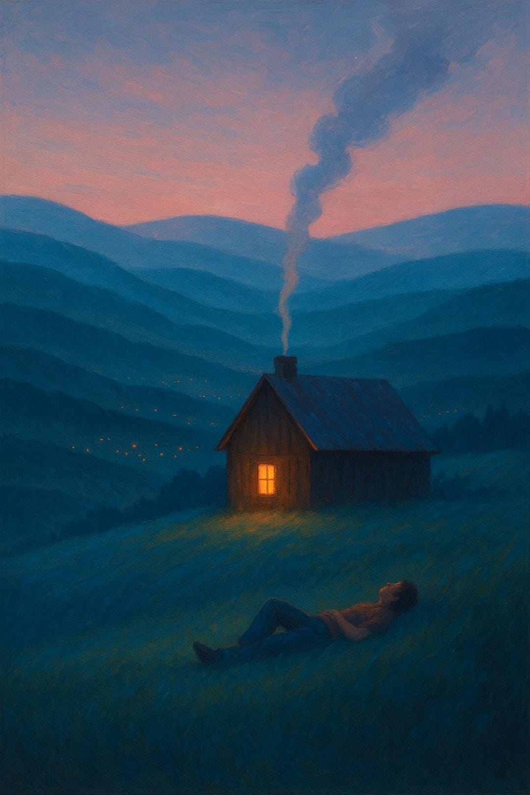 Calm in the Valley – Soft Light Over Still Hills | Rustic Barn ...
