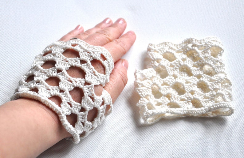 PATTERN ONLY (PDF File) - Short Wedding Gloves, Bridal, Bride, Lace ...