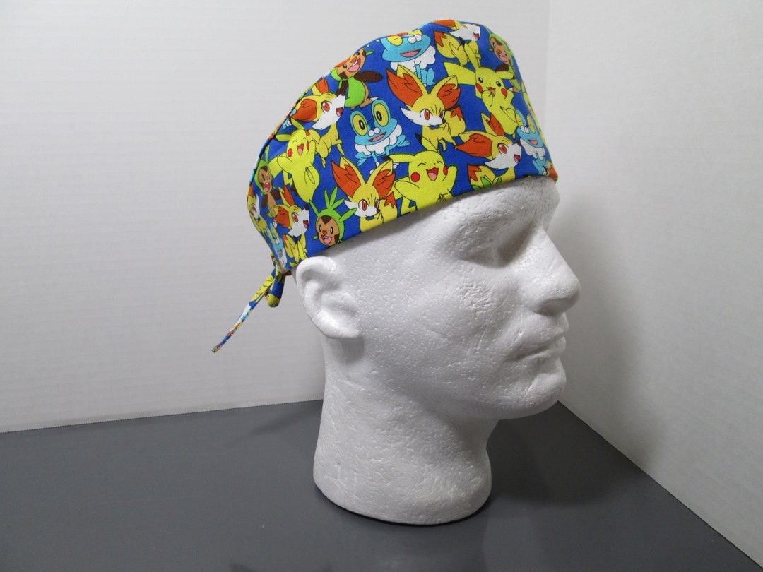 Pokemon Unisex Surgical Scrub Cap - Etsy