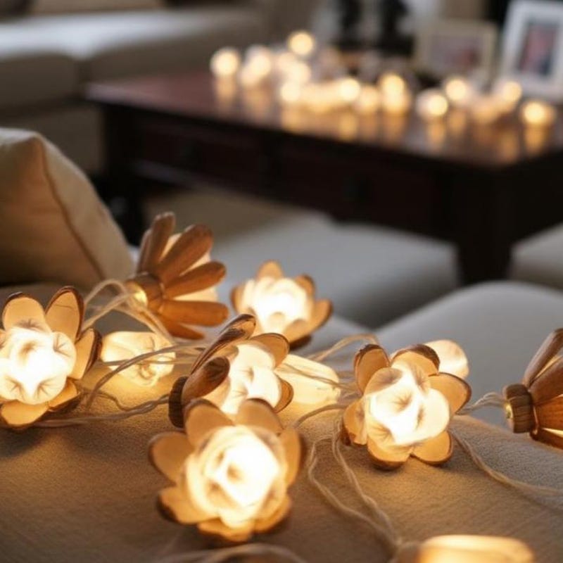 Flower String Lights - Etsy