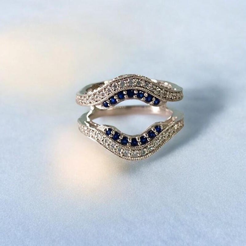 Sapphire Ring Guard - Etsy